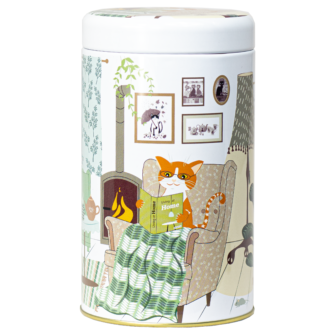 LÄSANDE KATT RUND – Bönor & Blad