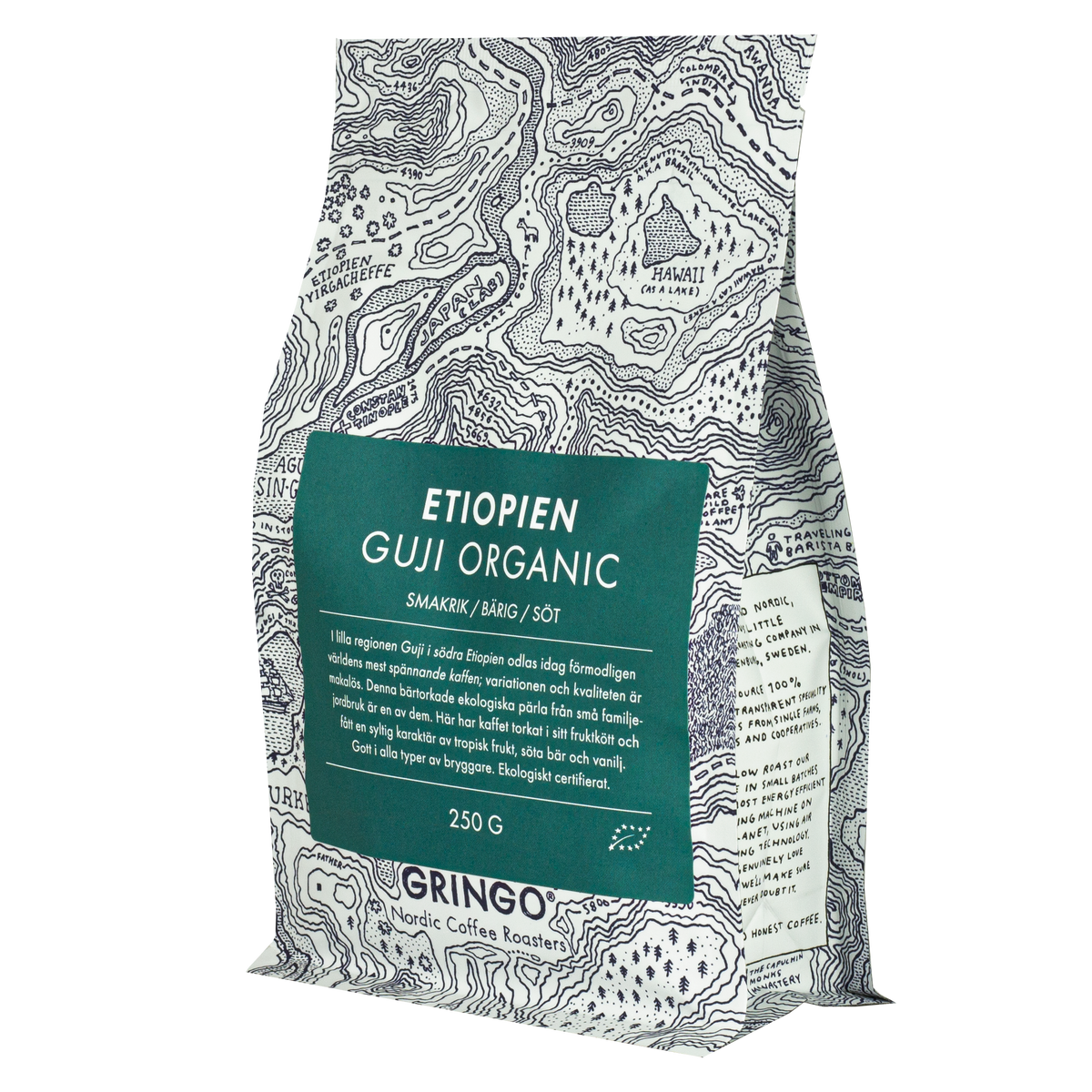 GRINGO – ETIOPIEN GUJI ORGANIC 250 GRAM – Bönor & Blad