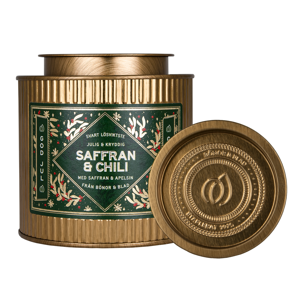 B&B TEA COLLECTION – SAFFRAN & CHILI 110 GRAM – Bönor & Blad